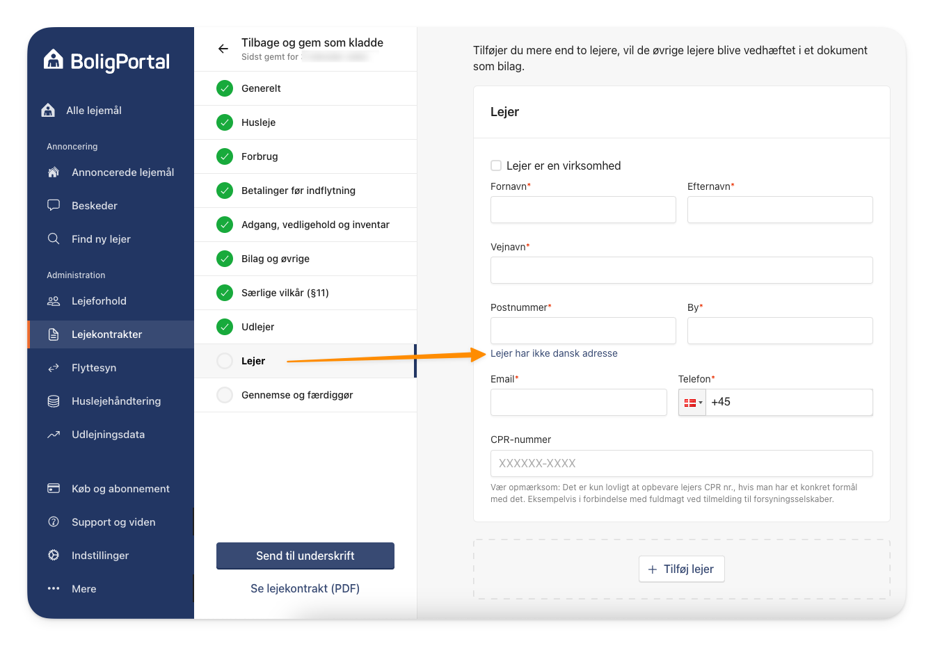 Is the rental contract available in English? – BoligPortal Support