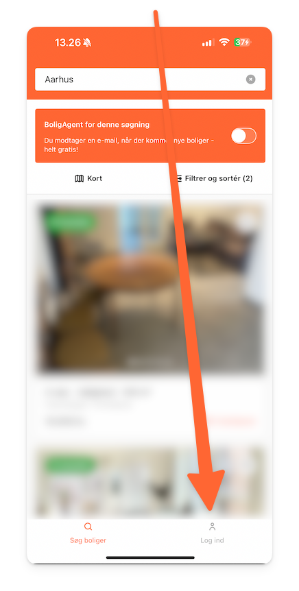 Hvordan logger jeg ind på min BoligPortal profil? – BoligPortal Support